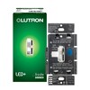 Lutron Lighting Dimmer, Toggle, White, 120V AYCL-153P-WH | Zoro