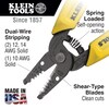 Klein Tools 6-1/4" Dual-Wire Stripper/Cutter 10, 12, 14 AWG 11048 | Zoro