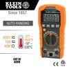 Klein Tools Digital Multimeter, Auto-Ranging, 600V MM400 | Zoro