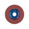 Pferd 4-1/2" x 5/8-11 Thd. POLIFAN® Flap Disc - A SGP CURVE STEELOX, Aluminum oxide, 40 Grit ...