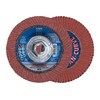 Pferd 4-1/2" x 5/8-11 Thd. POLIFAN® Flap Disc - A SGP CURVE STEELOX, Aluminum oxide, 40 Grit ...