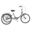 Husky Bicycles Industrial Tricycle, 600 lb Cap, 26" Wheels, Black ...