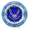 Holland Bar Stool Co United States Air Force Double Neon 19" Clock ...