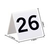 Alpine Industries Self Standing Number Cards, Numbers 26-50 493-26-50 ...