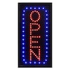 Alpine Industries LED Open Sign, Vertical, 10" x 19" 497-04 | Zoro