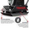 Tomahawk Power 6 HP Kohler Vibratory Plate Compactor Tamper Gravel Soil ...
