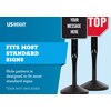 Us Weight 4Ft Sign Post and 40 lb. Base Kit U2212 | Zoro
