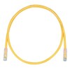 Panduit Copper Patch Cord, Category 6, Yellow UTP Cable, 3 Meter ...