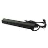 Wiremold 8-REAR OUTLET POWER STRIP, 19" RACKMOUNT 6' CORD, ON/OFF ...