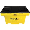 Snowex 11 cu ft Resin Heavy Duty Salt Box, Yellow SB-1100 | Zoro