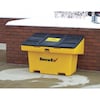 Snowex 11 cu ft Resin Heavy Duty Salt Box, Yellow SB-1100 | Zoro