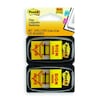 Post-It Sticky Flags, Sign Here, 1x1-3/4 In, YW, PK2 680-SH2 | Zoro