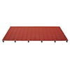 Tuftile ADA Pad, Colonial Red, 2 ft. x 2 ft. TT2424-WS-CRD-1 | Zoro