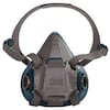 3M Half Mask Respirator, Size M 6502 | Zoro