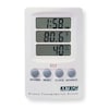 Extech Clock Digital Hygrometer, 14 to 140 F 445702 | Zoro