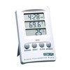 Extech Clock Digital Hygrometer, 14 to 140 F 445702 | Zoro