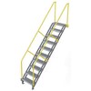 Tri-Arc Stair Unit, Aluminum, 10 Steps, 750 lb. Cap UAP1050 | Zoro.com