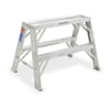 Werner 2 Steps, Aluminum Step Stand, 300 lb. Load Capacity, Gray TW372 ...