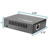 Bv Tech PoE Extender, Camera Inputs 1, 5-13/64" L POE-RP101G | Zoro