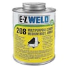 Ez Weld Cement, 8 Oz, Amber, PVC, CPVC, ABS 20802 | Zoro.com