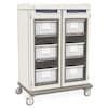 Metro Medical IV Cart, Taupe, w/6 Tote Boxes SXRDIVSTOR | Zoro.com