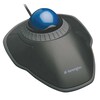 Kensington Trackball Mouse, Corded, Optical, Blck/Blue K72337US | Zoro