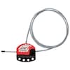 Master Lock Adjustable Cable Lockout, 6ft (1.8m) Cable S806 | Zoro