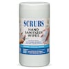 Scrubs Hand Sanitizing Wipes, 6 x 8", 85 Wipes 90985 | Zoro