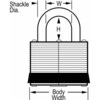 Master Lock Padlock, Keyed Alike, Long Shackle, Rectangular Steel Body ...