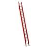 Louisville 28 ft Fiberglass Extension Ladder, 300 lb Load Capacity ...