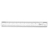 Westcott Ruler, 12 Inch, Clear Acrylic 10562 | Zoro