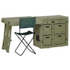 Pelican Admin Desk, 30.8Lx21Wx28.5D, OD Green 472-ADMIN-DESK | Zoro