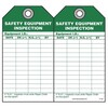 Idesco Safety Equipment Inspection Safety Tag, PK10 KAT122AC | Zoro.com